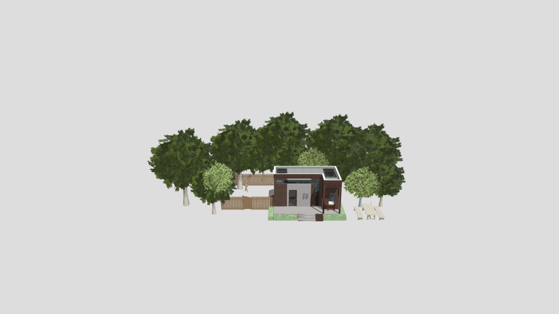 Tiny Home v1 - Download Free 3D model by Home Design 3D (@homedesign3d) [b6685c9] - Sketchfab