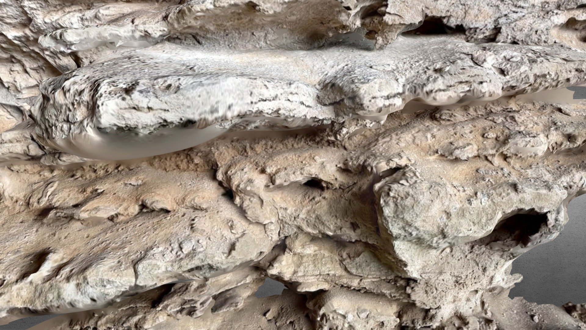 Deposits in Gorham's Cave Gibraltar - 3D model by Commendium ...