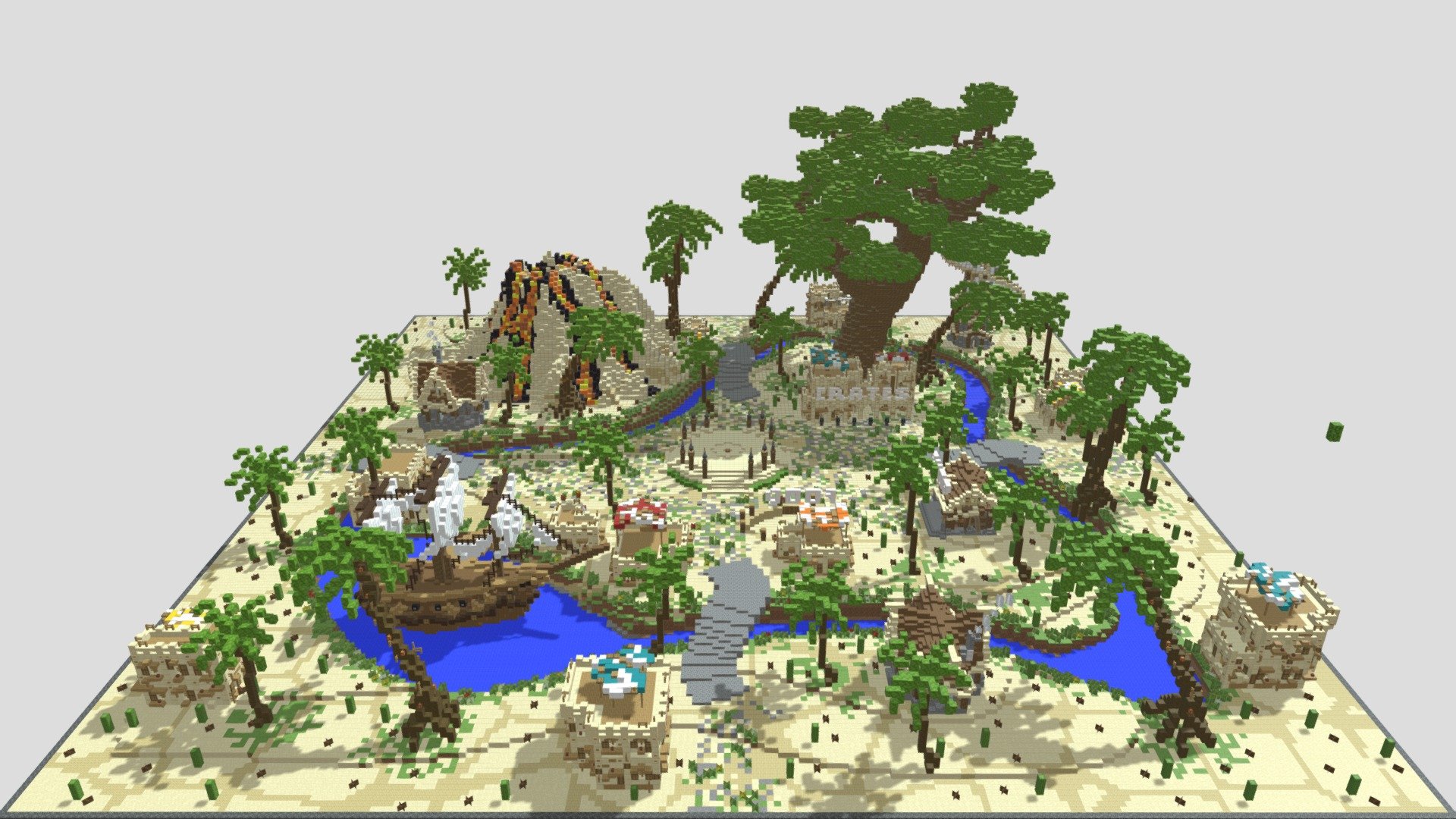 HCF Spawn - Beach Theme - Download Free 3D model by AstrumProjects ...