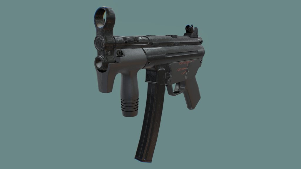 HK-MP5 - 3D model by contmike [b66df79] - Sketchfab