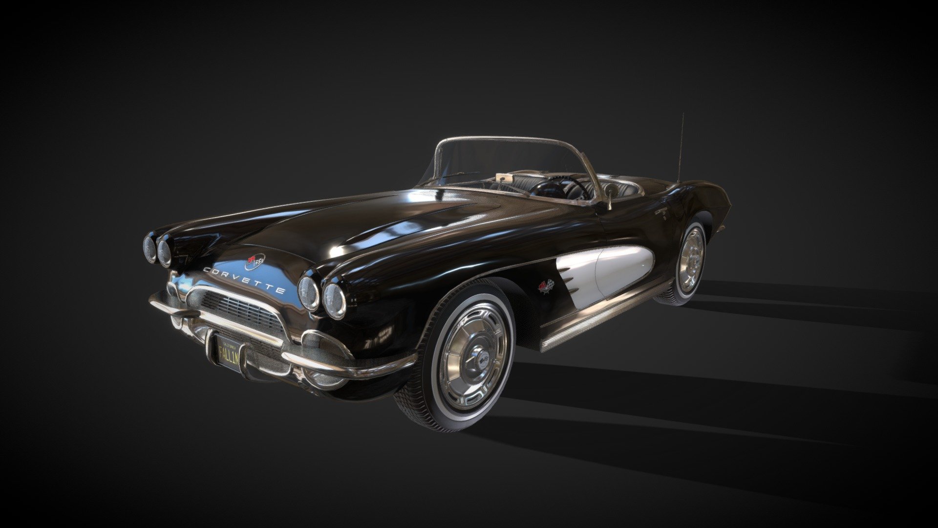 CORVETTE STINGRAY 1960-1963 - 3D model by NewamI (@maiwenkos) [b66efe8 ...