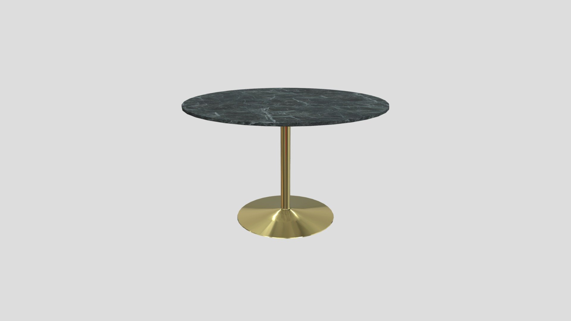 Capri Dining Table 120 Cm Around Marble - Buy Royalty Free 3D model by ...