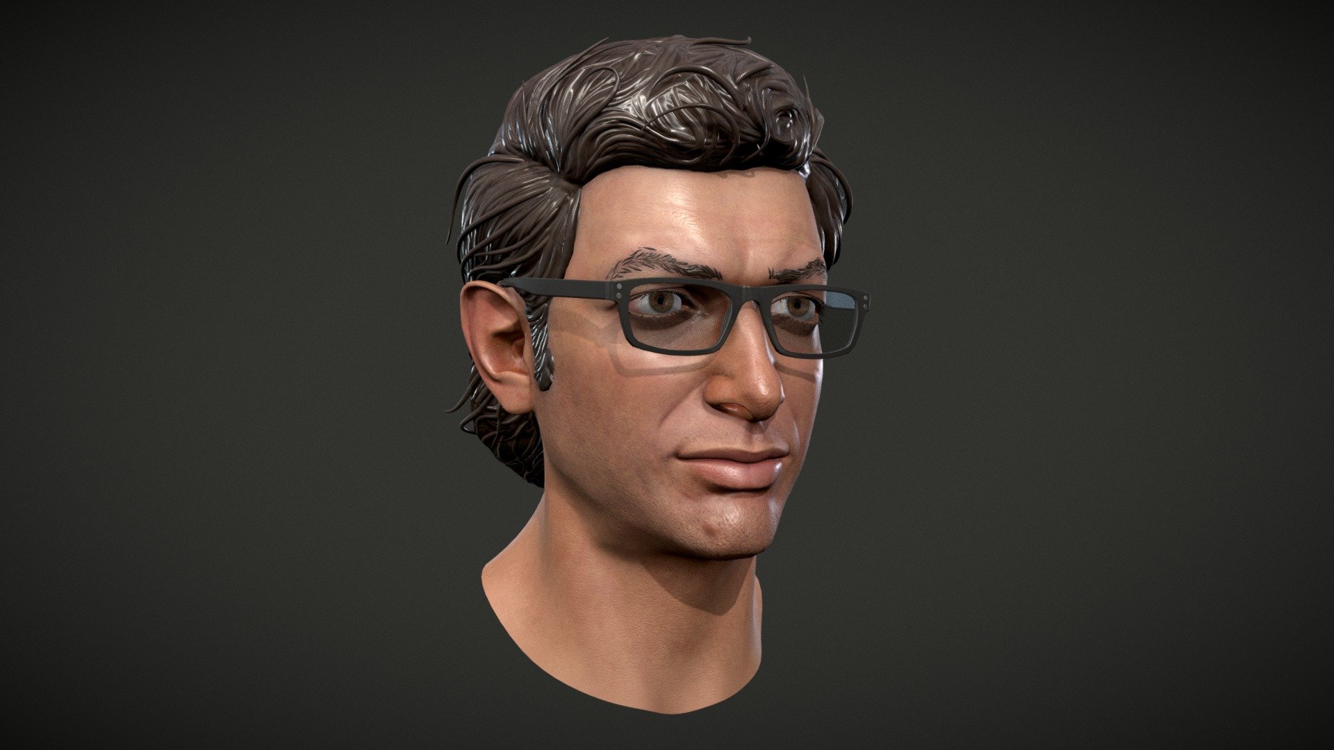 Jeff Goldblum / Ian Malcolm - 3D model by Eric Schmitz (@ericschmitz ...