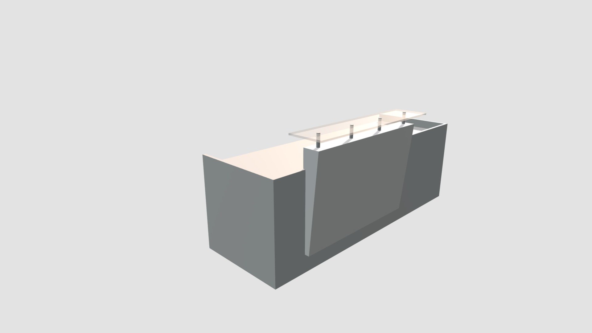 reception desk - Buy Royalty Free 3D model by Evermotion [b672d79 ...