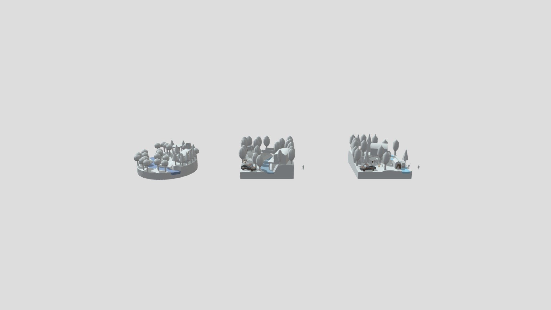 Forest loner - block out - 3D model by BoukeWeel (@BoukeWeell) [b677a43 ...