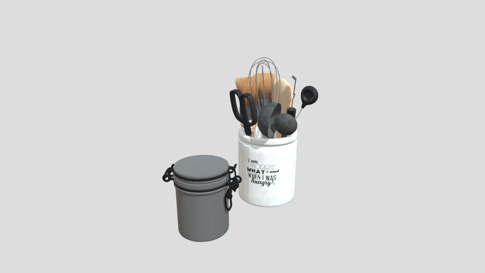 kitchen props 9 AM231 Archmodel - Buy Royalty Free 3D model by ...