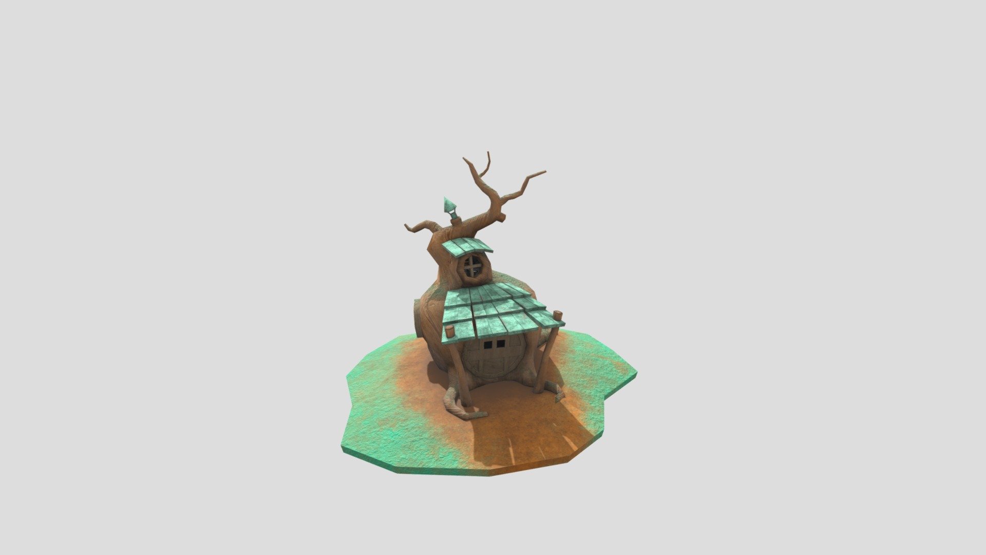 TreeHouse - 3D model by M1dnight [b67a654] - Sketchfab