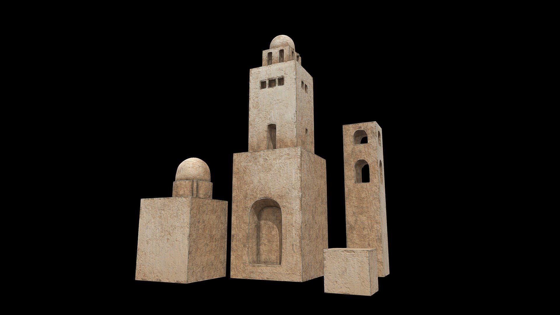 Organic Massing (22) - Download Free 3D model by mohamedhussien [b67a86a] - Sketchfab