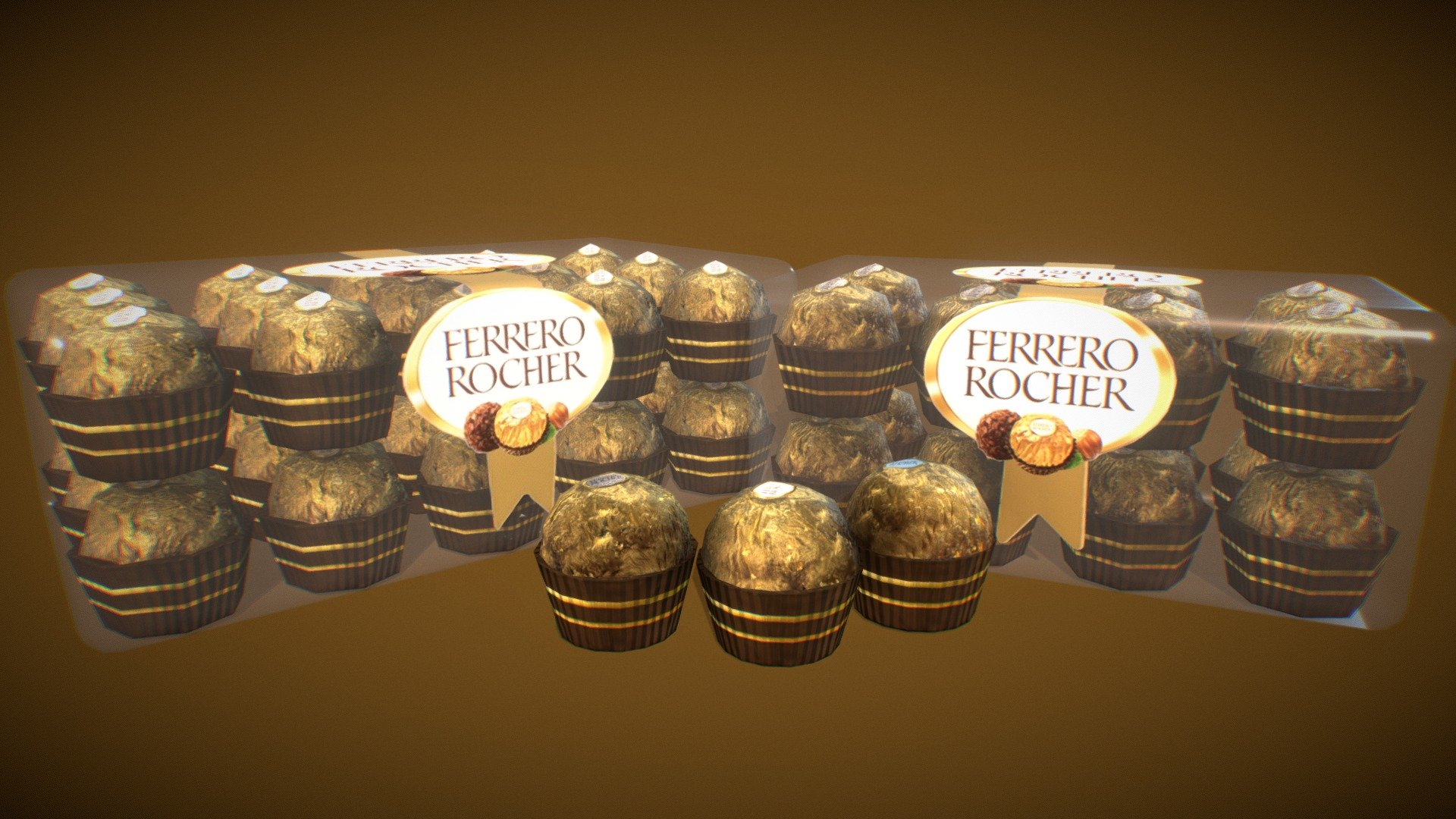 Ferrero Rocher - 3D model by xtremelifestylx [b67ad84] - Sketchfab