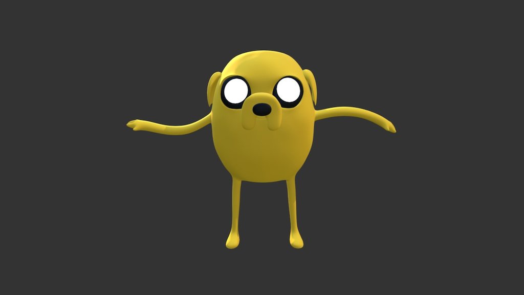 Jake the Dog - 3D model by AGux (@annagux) [b67b148] - Sketchfab