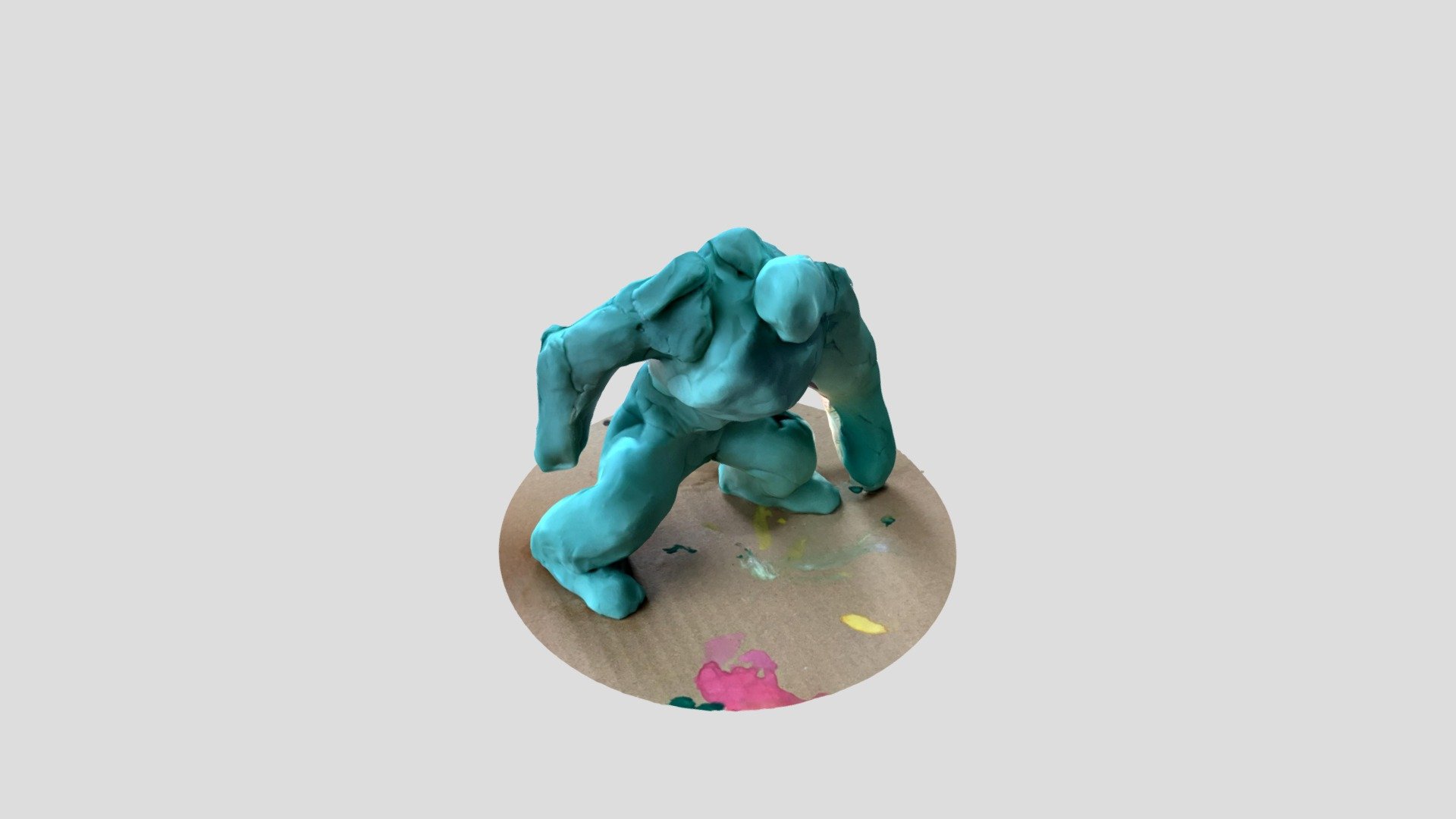 Clay Robot 01 - 3D model by asaito [b67c17b] - Sketchfab