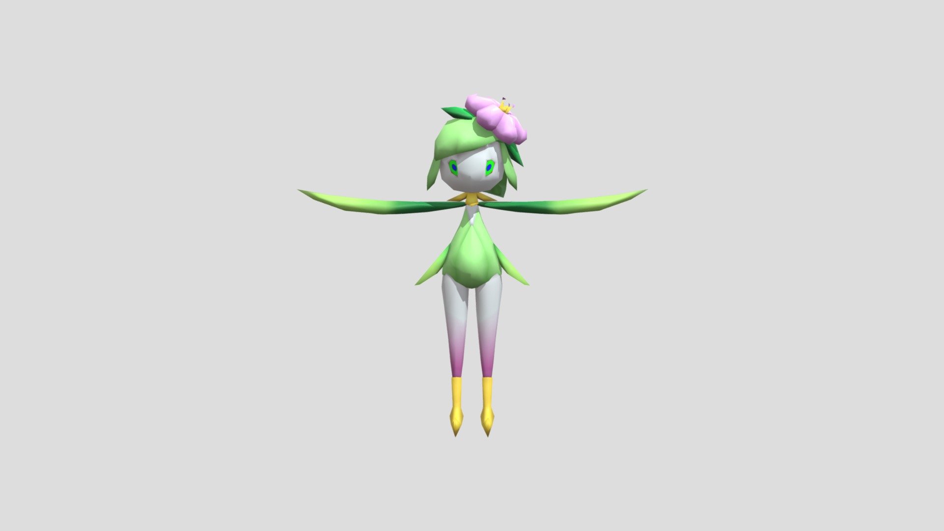 Hisuian Form Lilligant - Download Free 3D model by Redpikmin_1234 ...