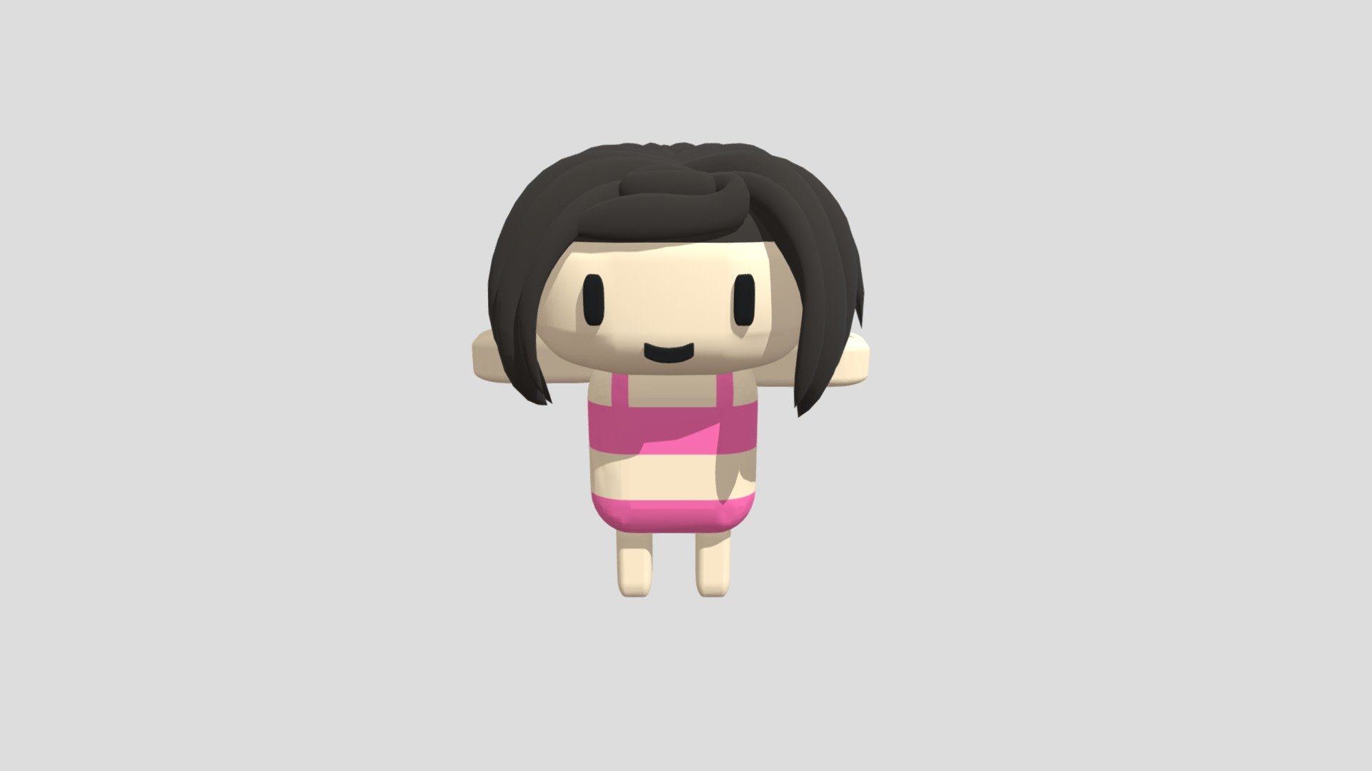 Chibi Girl 5 - Download Free 3D model by Seb00927 [b67e677] - Sketchfab