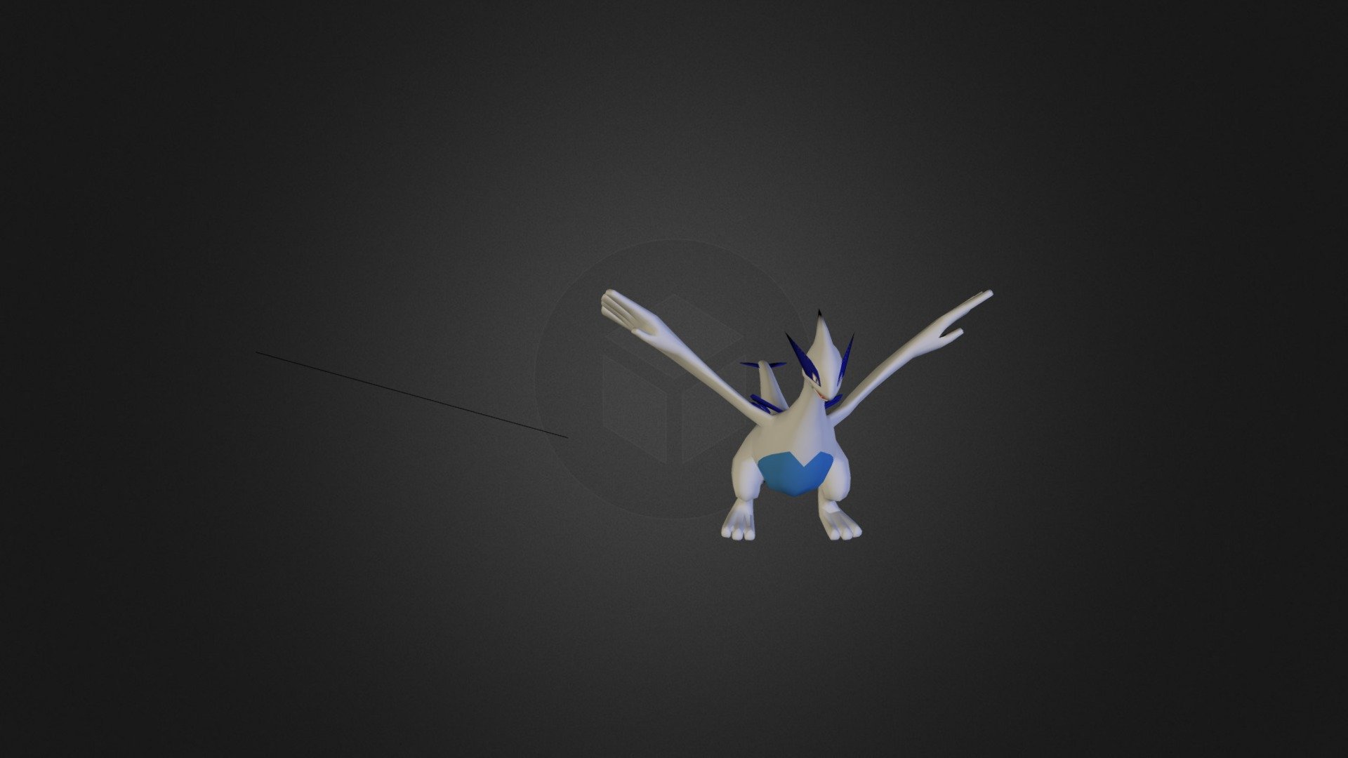 Lugia low poly - 3D model by AdrianGusky [b67eeaa] - Sketchfab