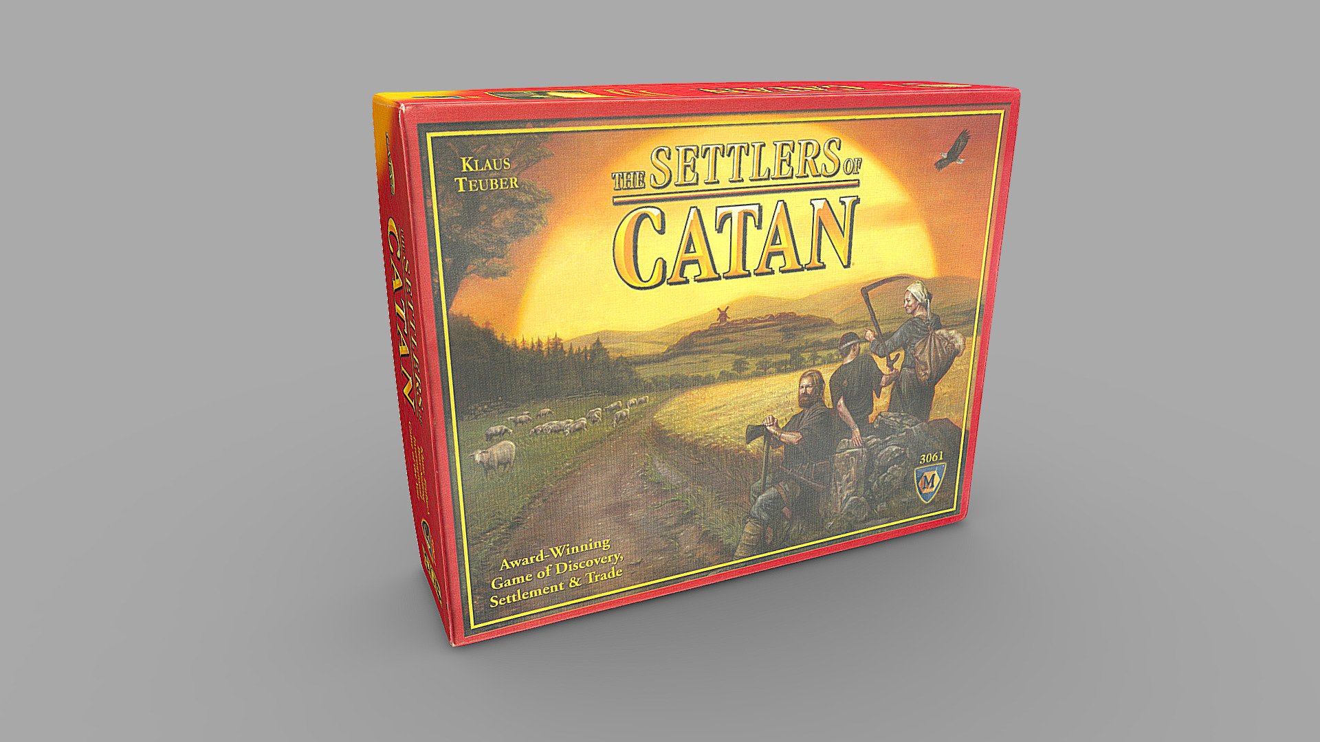 Settlers of Catan Game Box 3D Scan Data - Download Free 3D model by ...