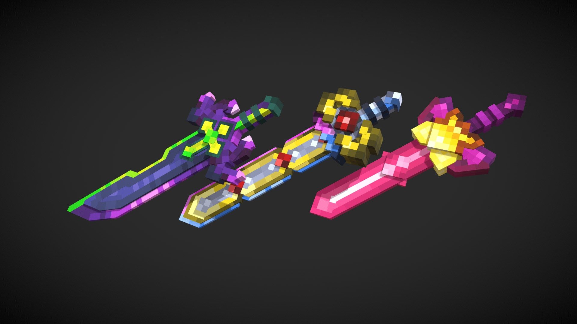Terraria Weapon - 3D model by Black_510 [b680be9] - Sketchfab