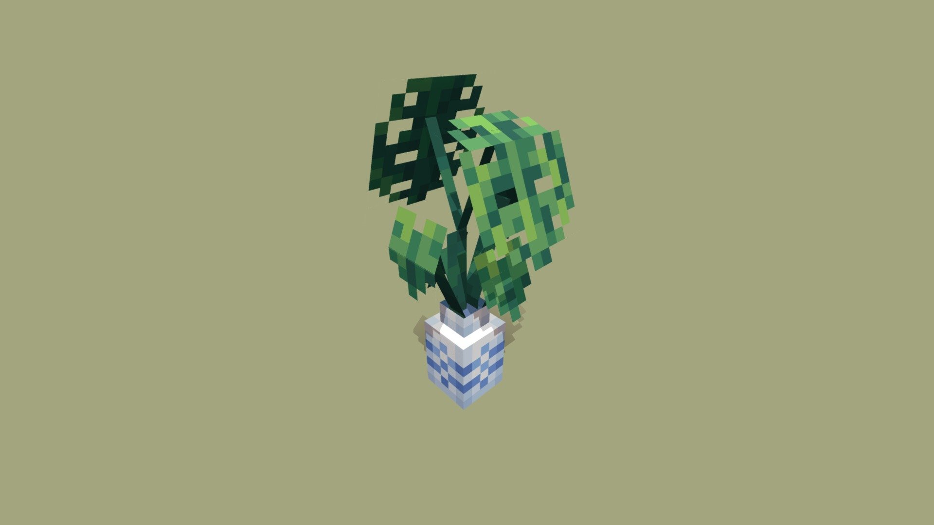 Small Porcelain Potted Monstera - 3D model by ethan_grey [b6819db ...