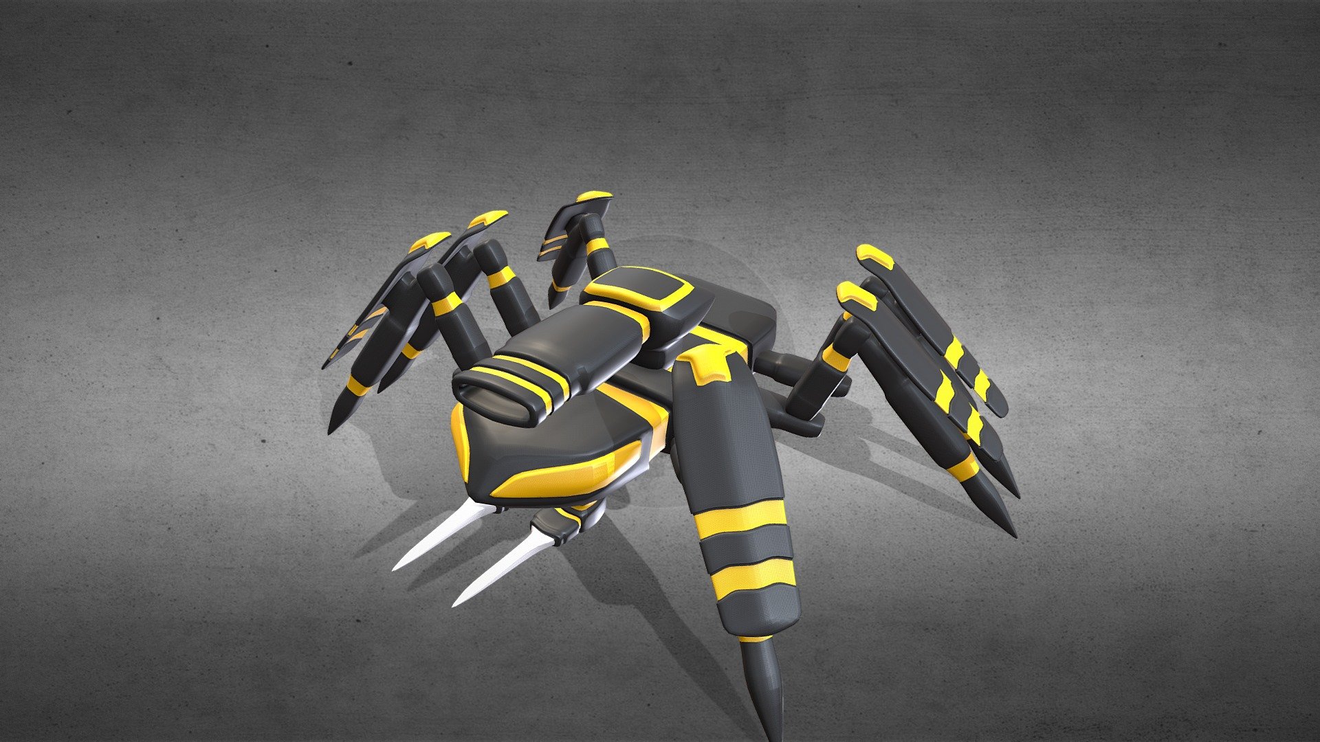 Spider Robot - 3D model by Mostafa Hamed (@misohamed252) [b6827d3 ...