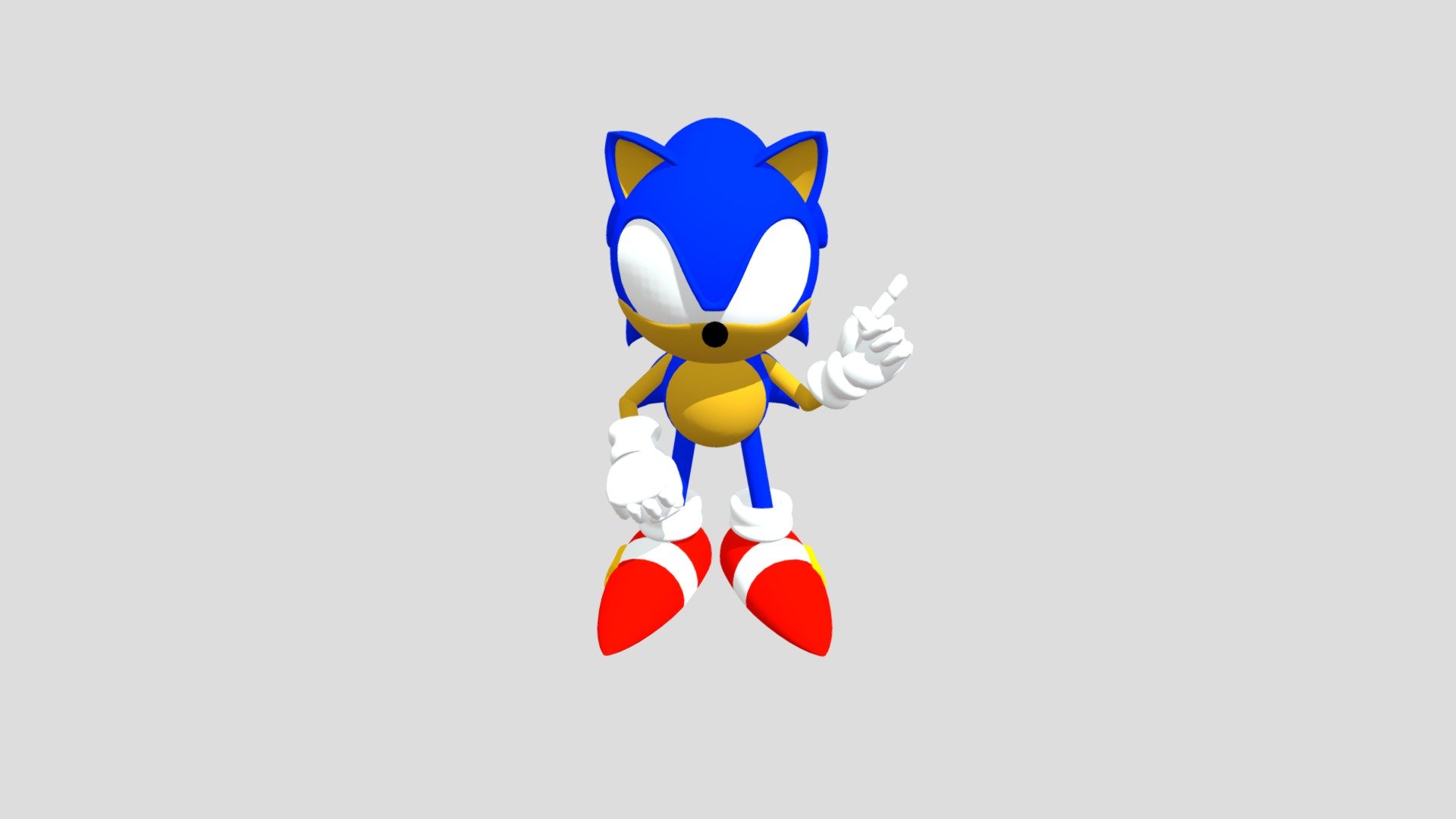 X-Treme Sonic Model (2) - 3D model by Sonic The Hedgehog ...