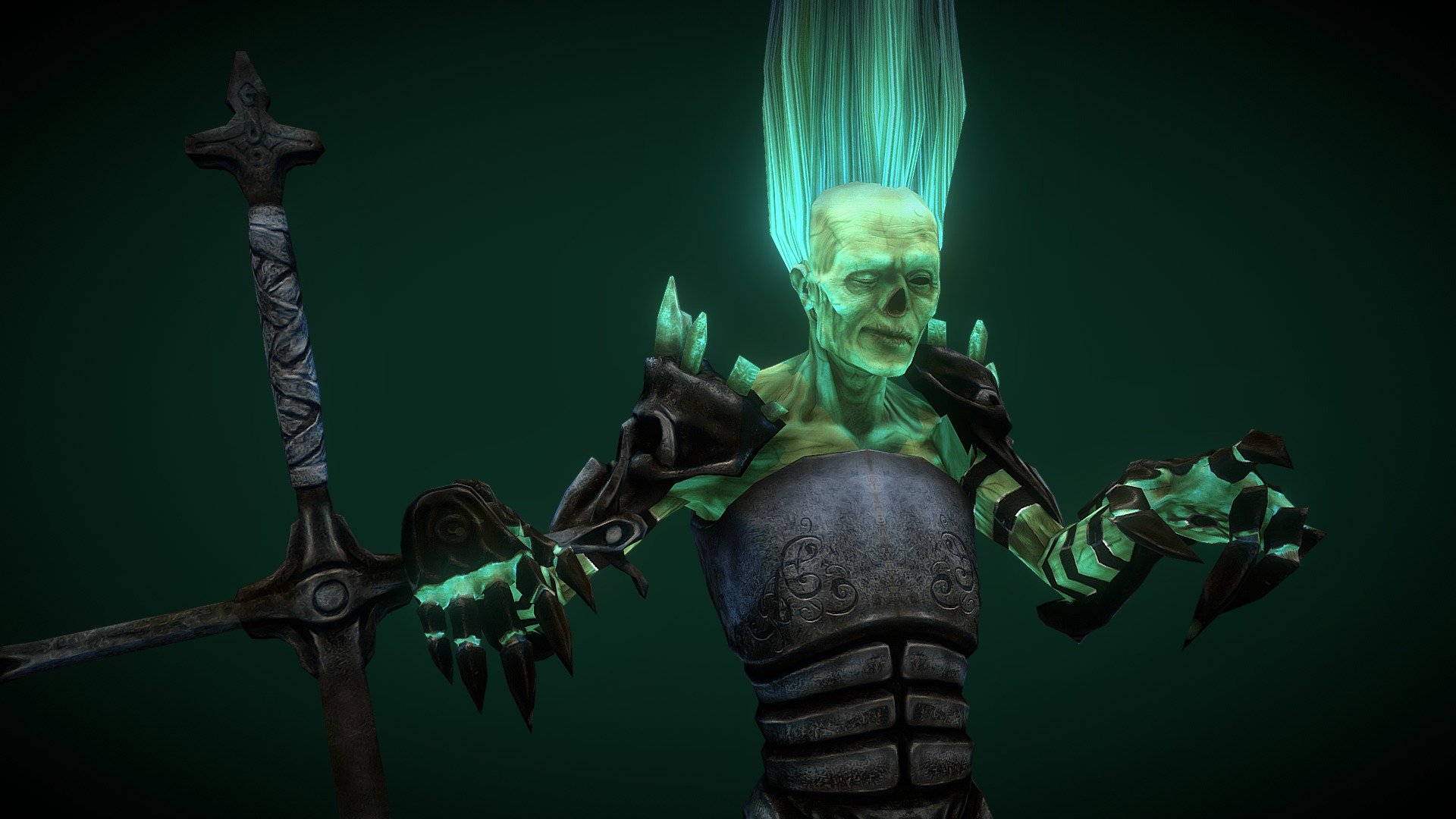 Necro Knight - 3D model by Lekalo (@lekaloable) [b6859e2] - Sketchfab