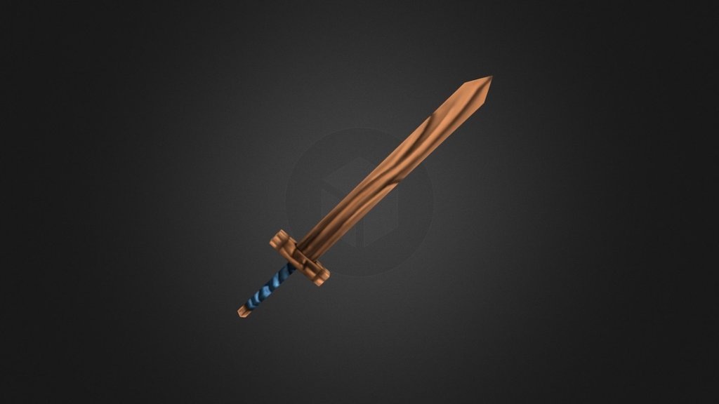 Wooden sword v 2.0 - 3D model by Offy (@axe163) [b687460] - Sketchfab