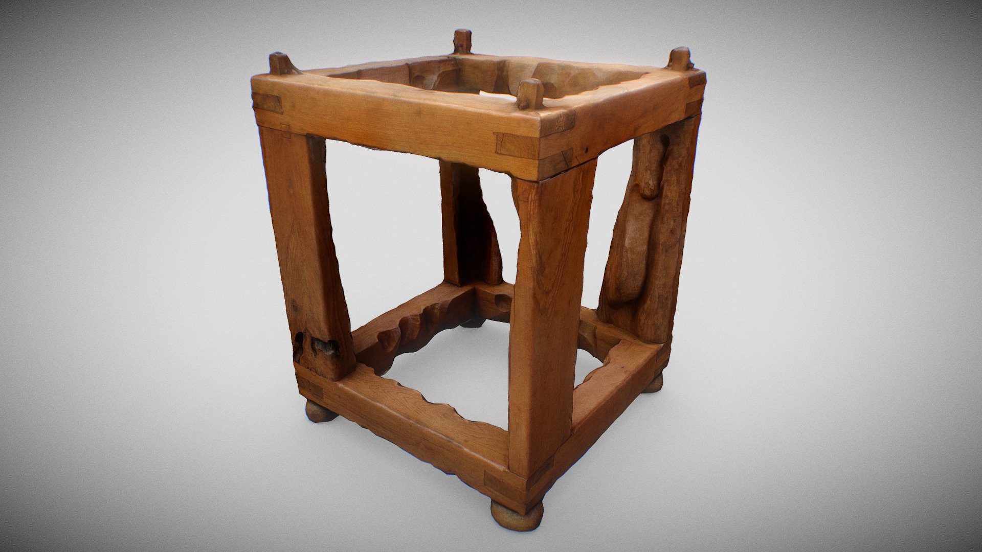 Made to Measure (2012) - Wooden Cube Sculpture - Download Free 3D model ...
