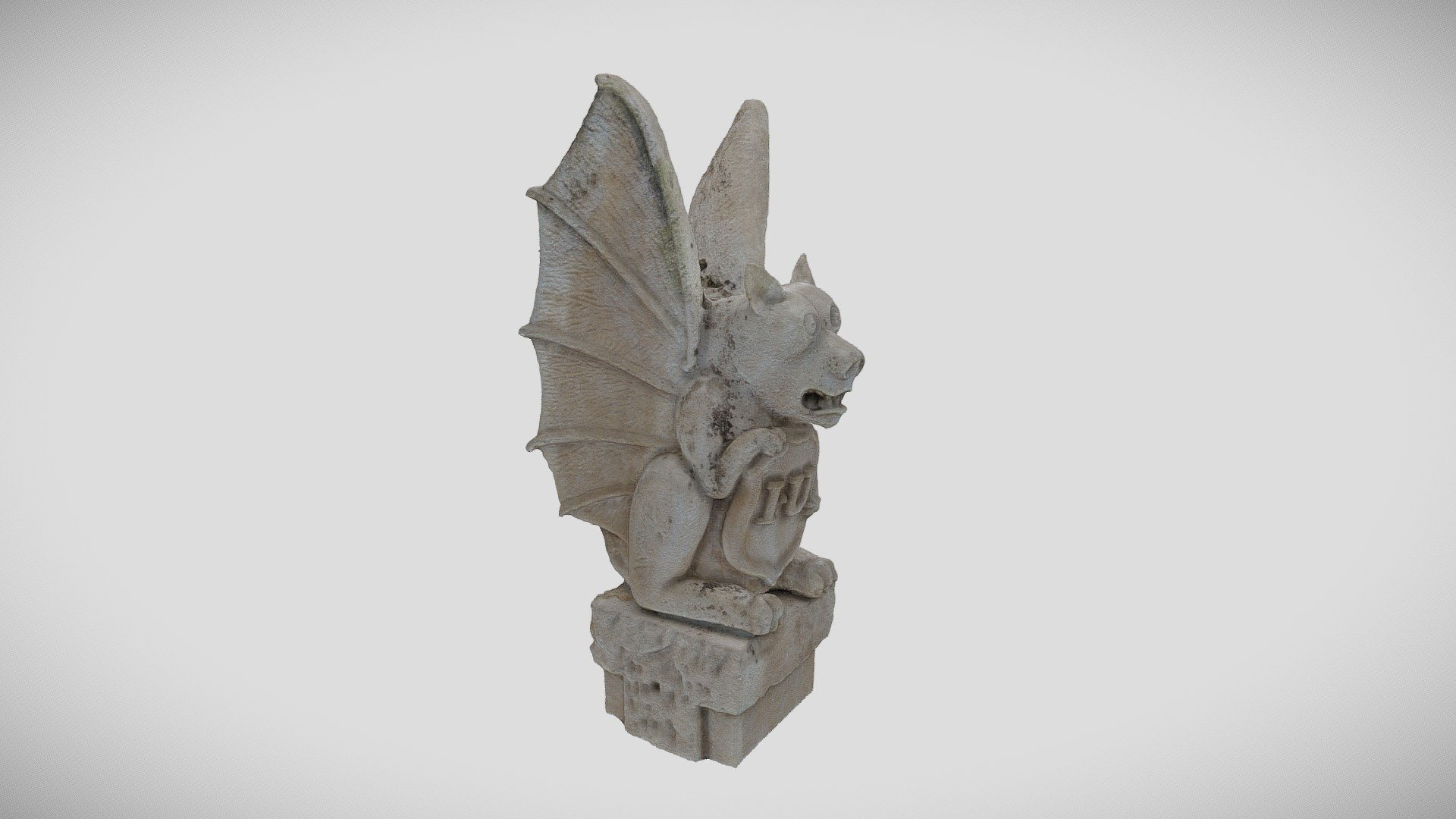 Maxwell Hall North side grotesque - 3D model by IU3D [b688676] - Sketchfab