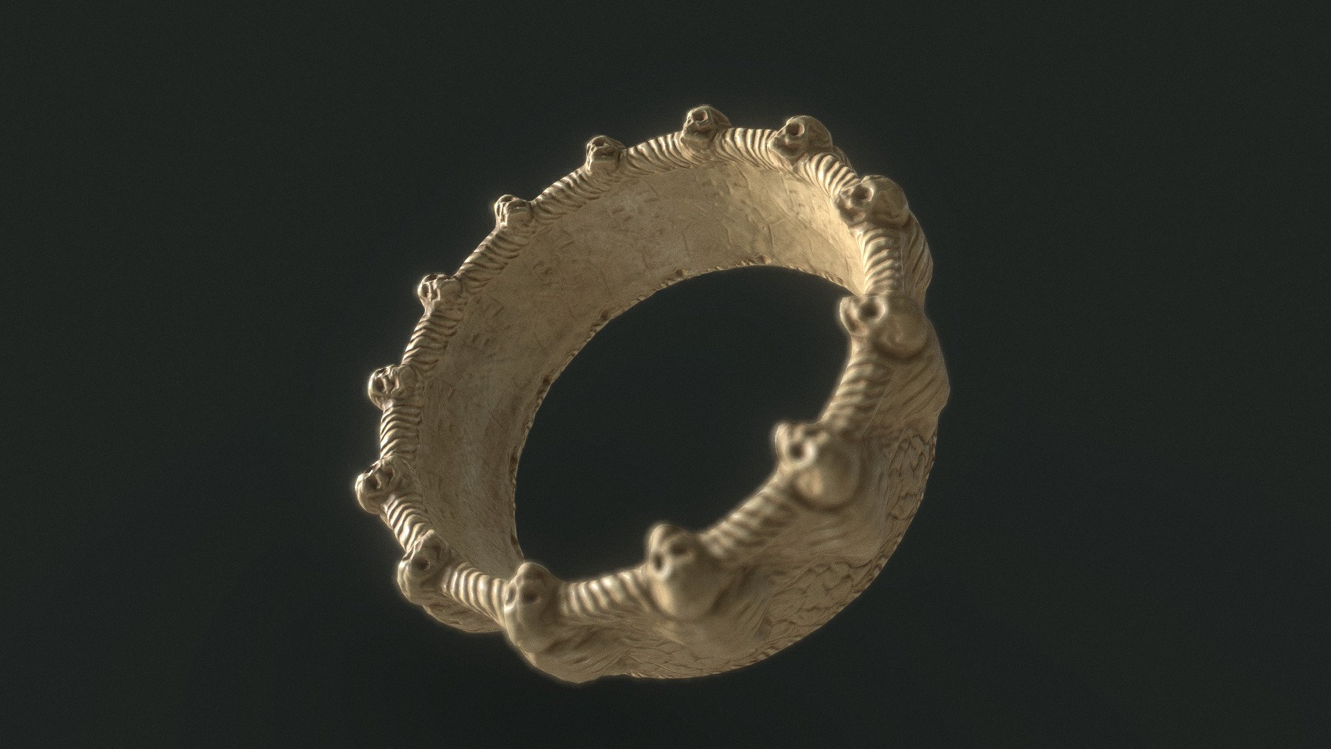 Bone Ring - 3D model by Tor Halle-McIntyre (@mophs) [b688cba] - Sketchfab