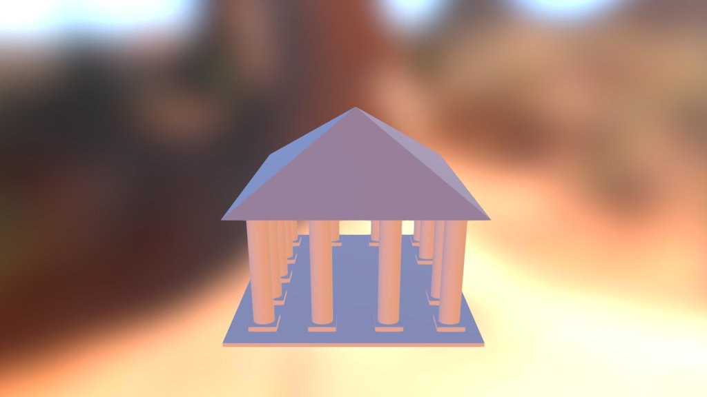 Roman Building - 3D model by Hendy129 [b68ca18] - Sketchfab