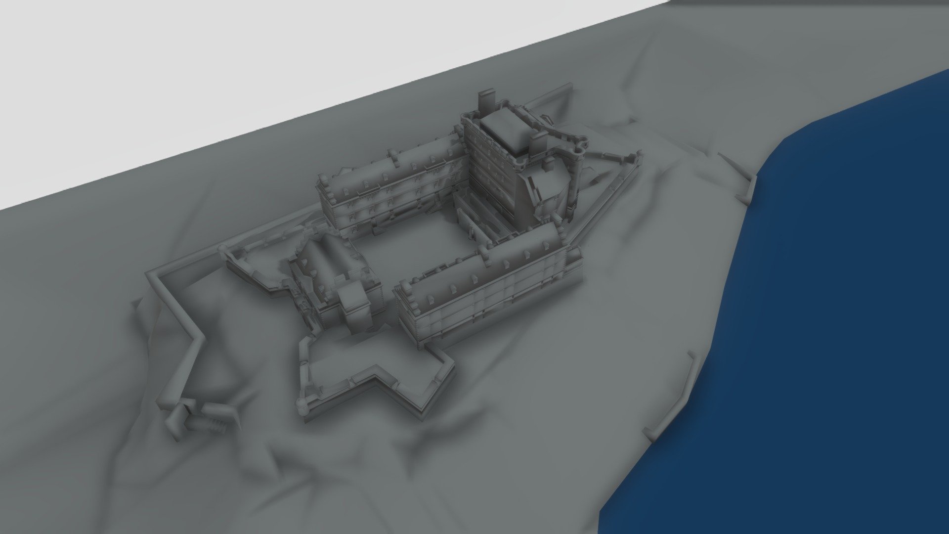 Inverness Castle 1745 - 3D model by hughe25 [b68cf5e] - Sketchfab