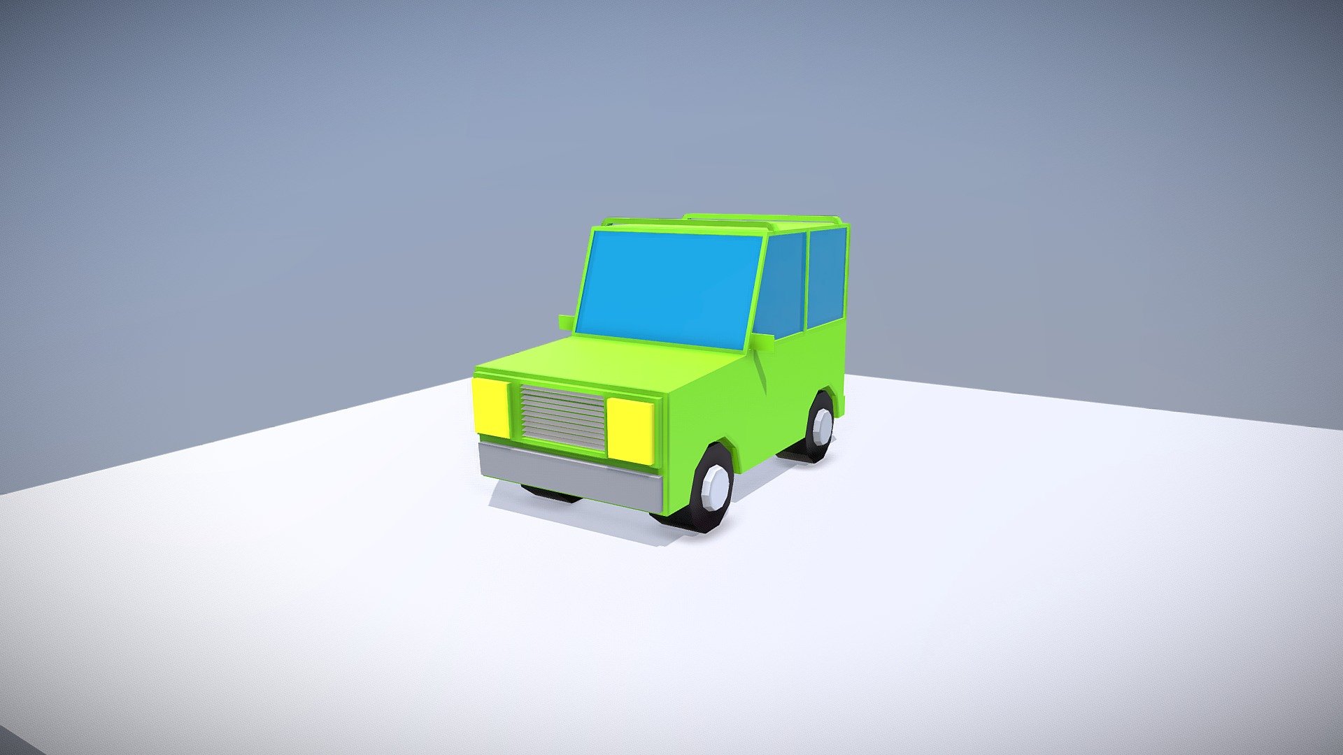 GreenCar - 3D model by NicolaRebecch95 [b690675] - Sketchfab