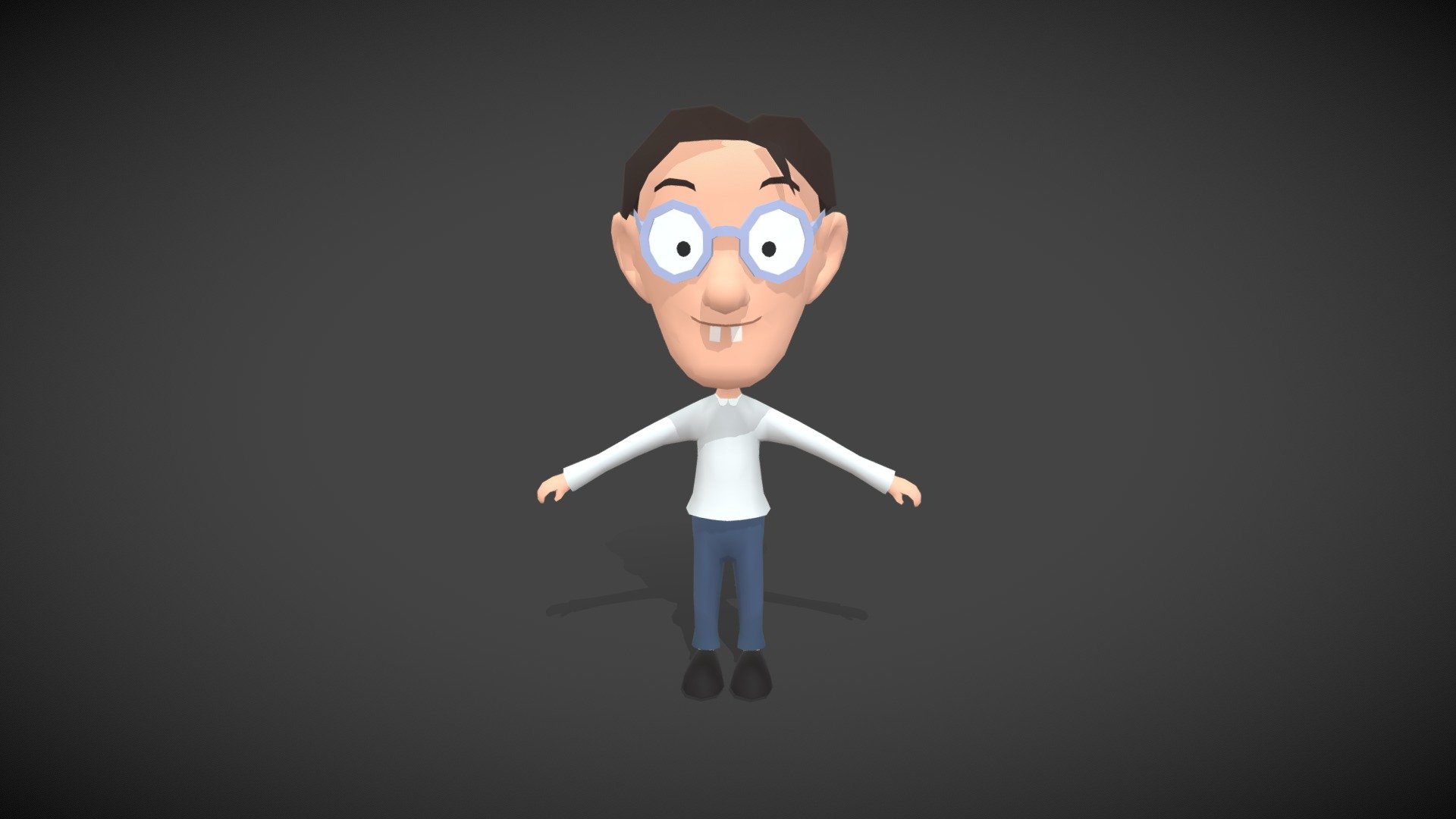 Nerd: Free Low-Poly Model - Download Free 3D model by Diskette96 ...