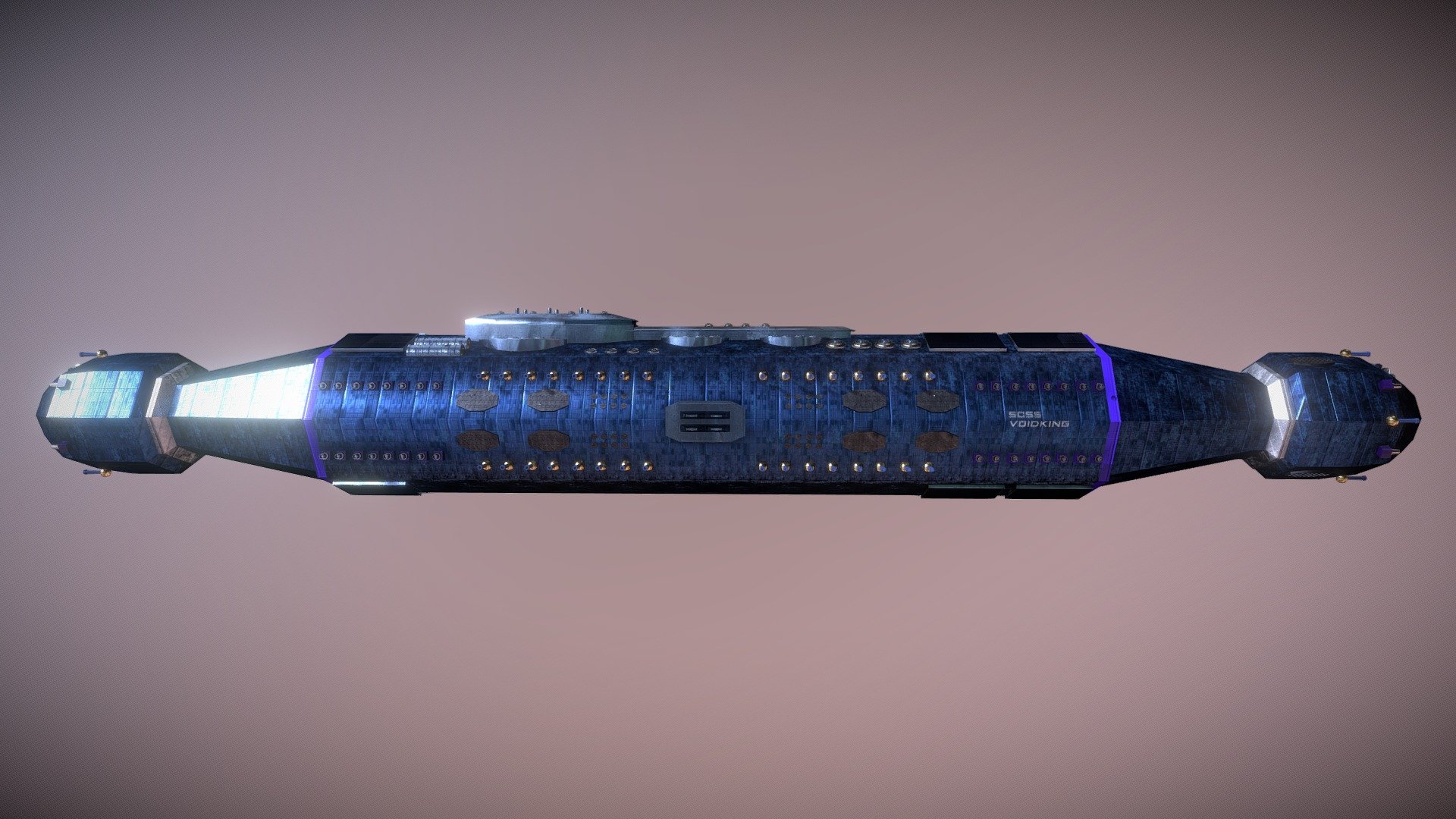 Star Siren Class Light Dreadnought - 3D model by Barneh_Modelling ...