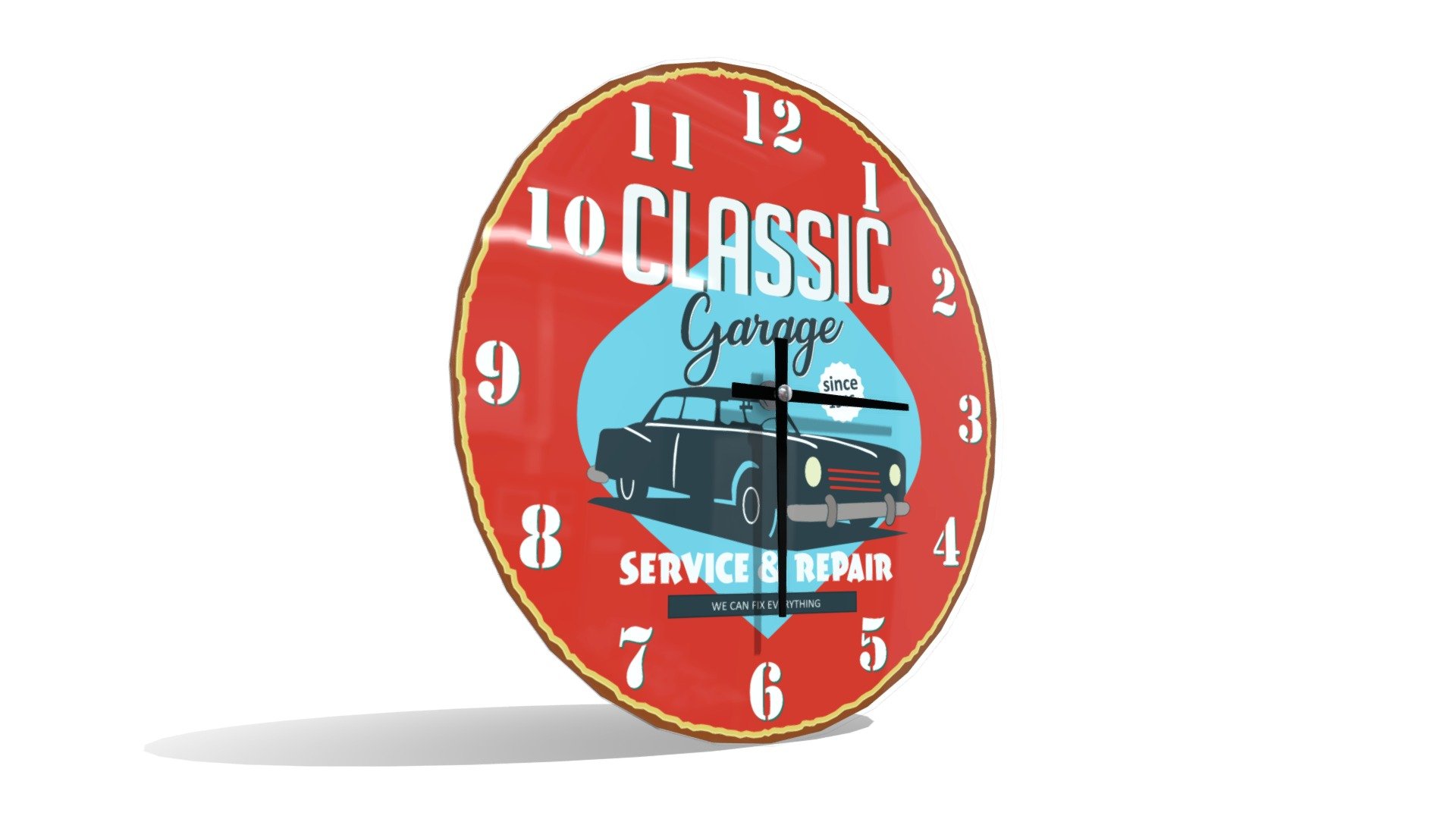 Classic Garage Clock - Download Free 3D model by AleixoAlonso [b69413d ...