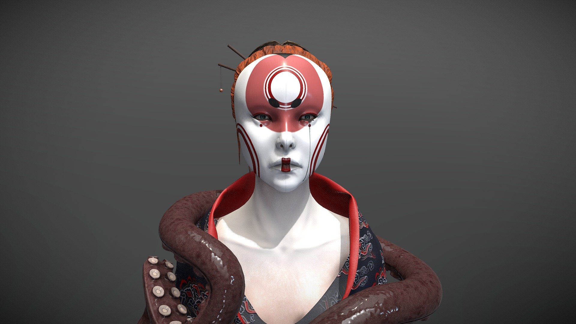 La Geisha - 3D model by Helija [b694297] - Sketchfab