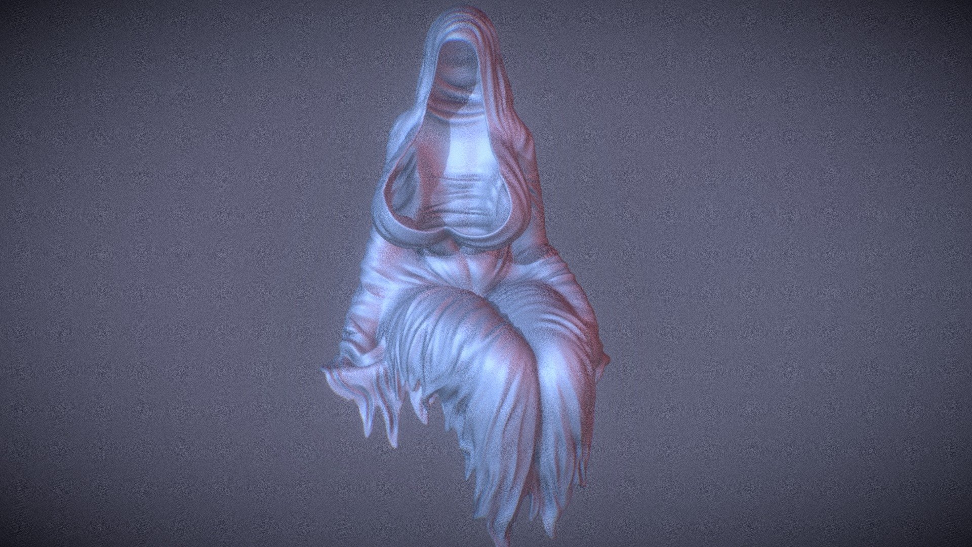 Ghost Lady - 3D model by 1ooooJ0Y [b6942a7] - Sketchfab