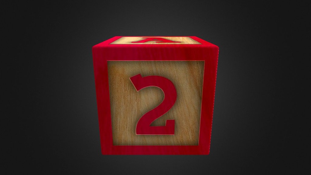 Letter Block Red - 3D model by Alex Gimson (@alexgimson) [b6949cb ...