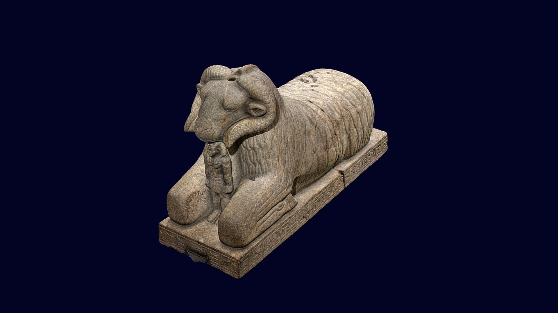 Ram of Amun, Ashmolean Museum - Download Free 3D model by danielpett ...