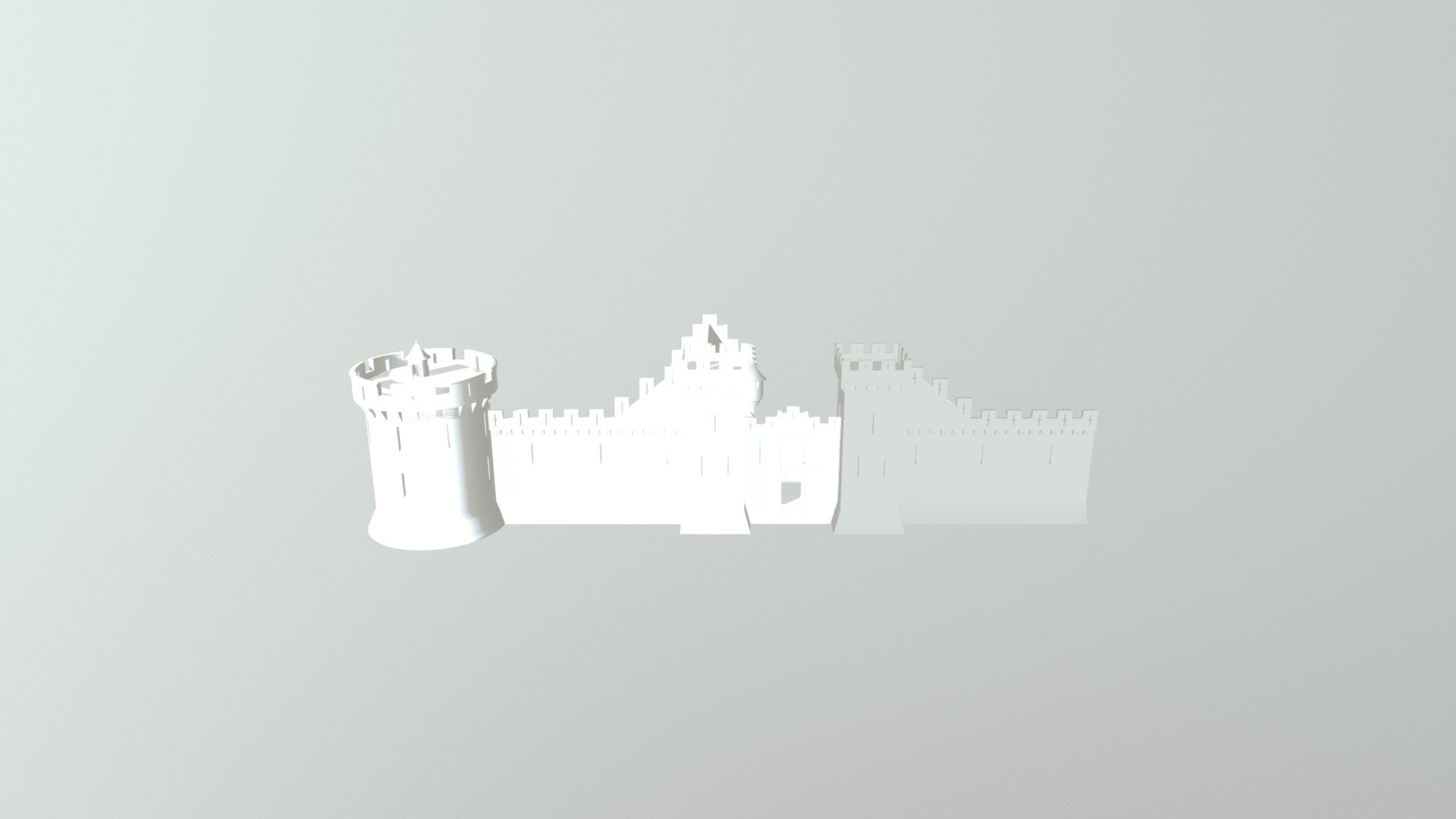 Fortifications - 3D model by gilleslegleye [b699f6d] - Sketchfab