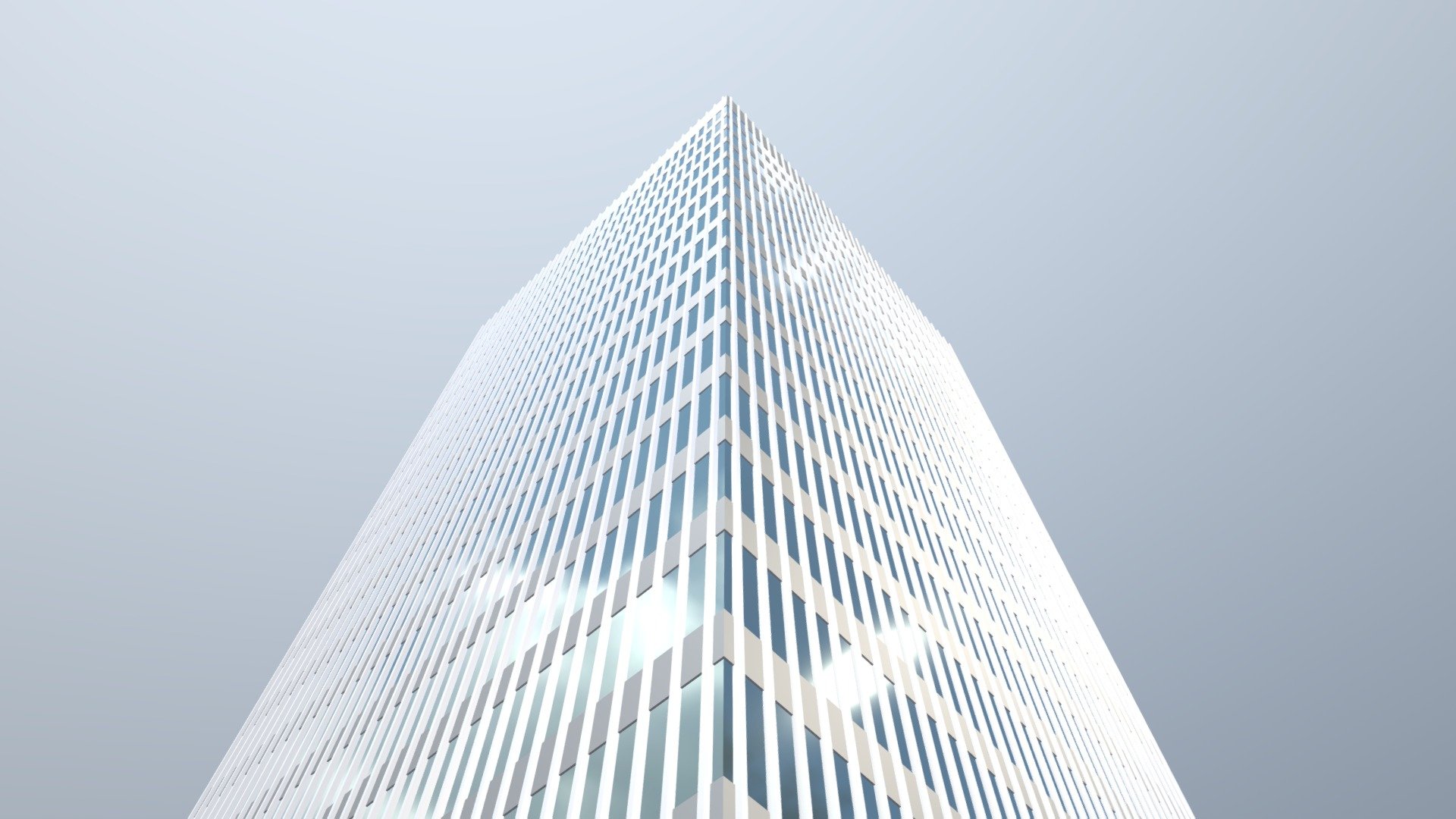 Generic 1960's Office Skyscraper - Download Free 3D model by NanoRay ...
