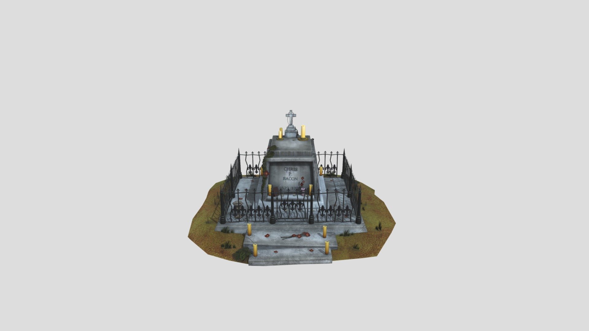 Graveyard - 3D model by elisaesplana [b69c67c] - Sketchfab