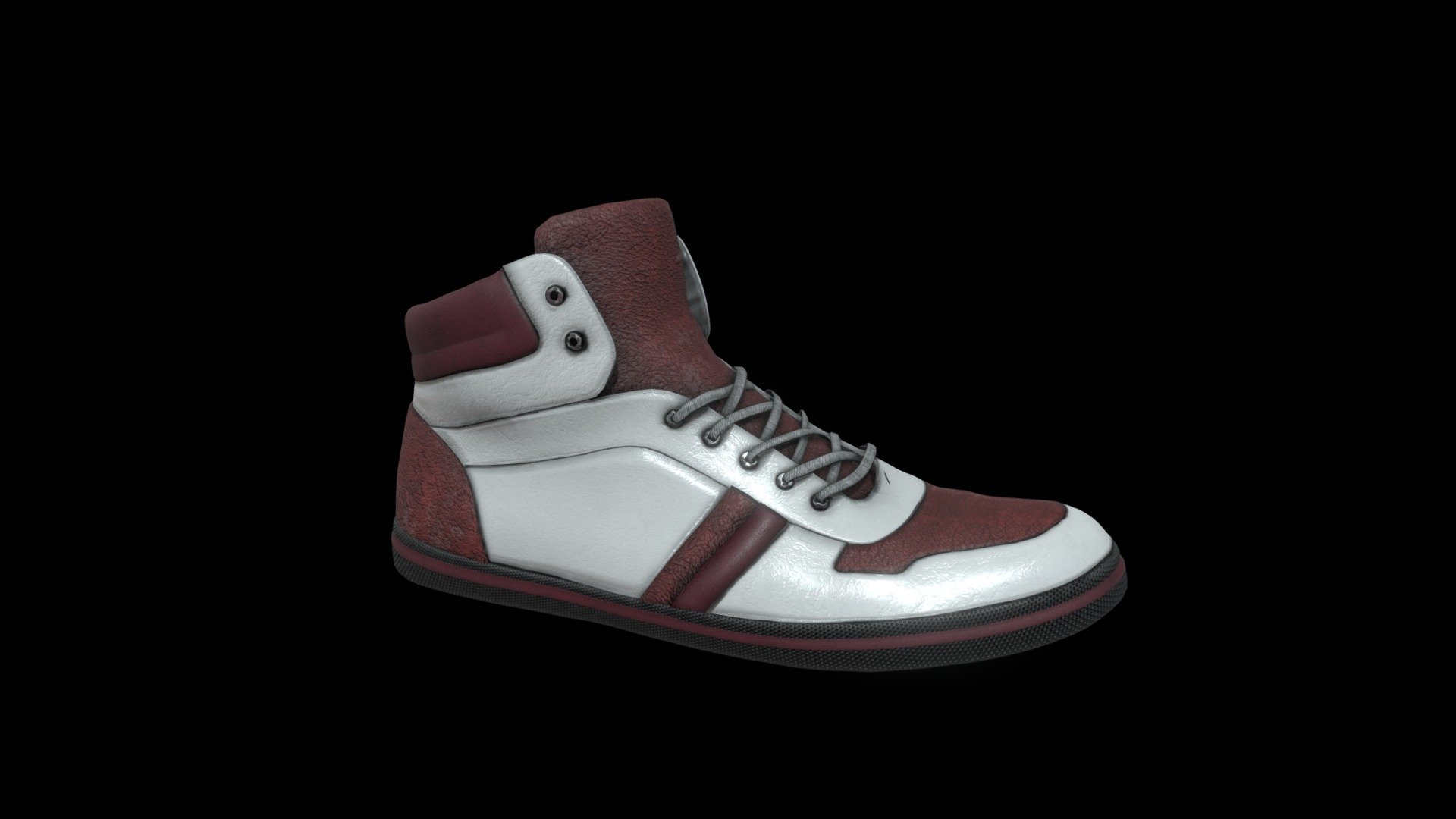 Sneakers Low Poly Stylized - Character shoes 4k - Buy Royalty Free 3D ...