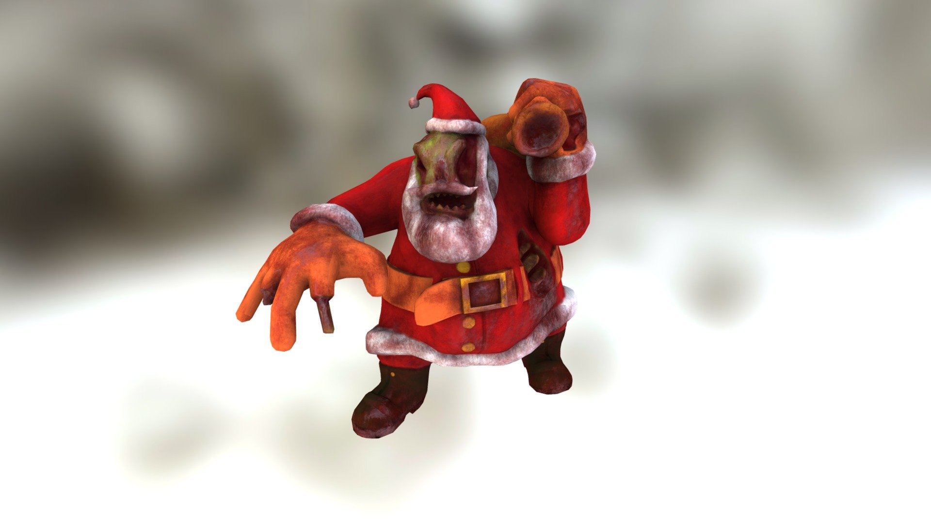Santa - 3D model by the7isbest [b69d784] - Sketchfab