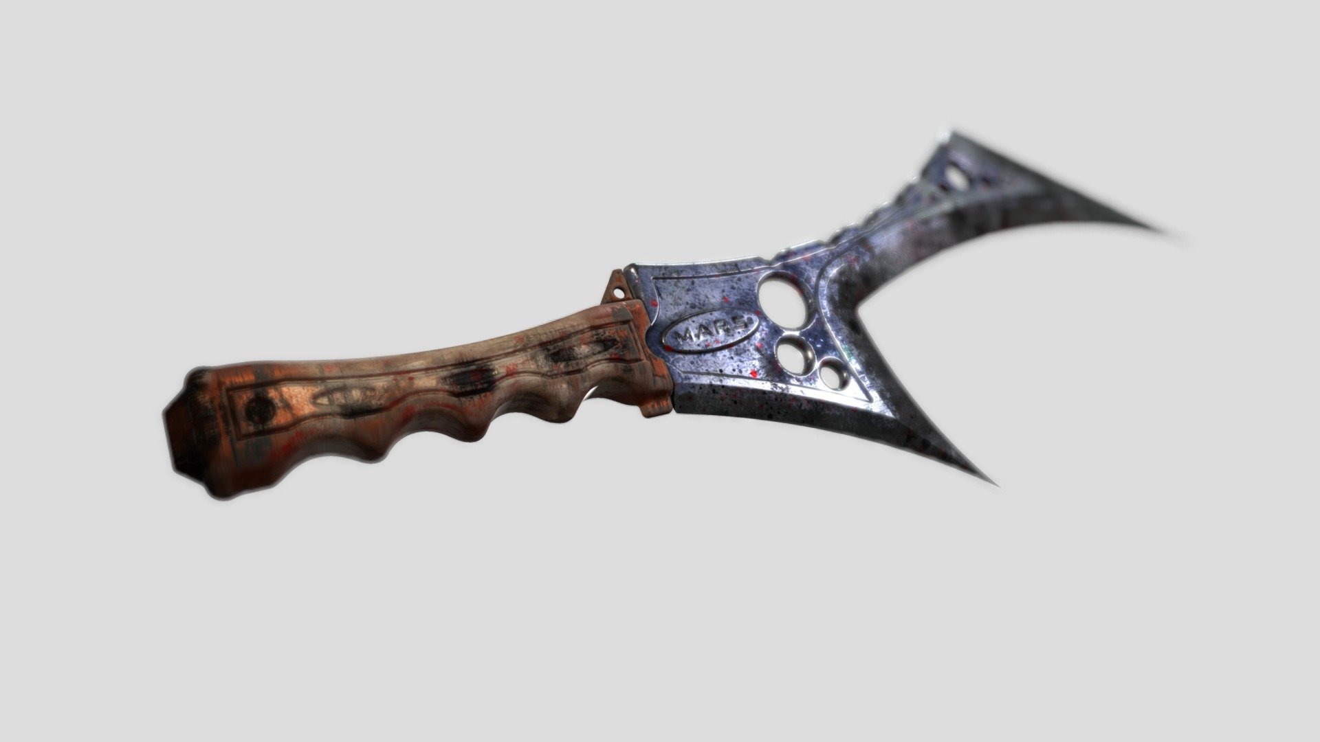 Alien Knife MARS - 3D model by Ihor.Kozodoi [b69db07] - Sketchfab