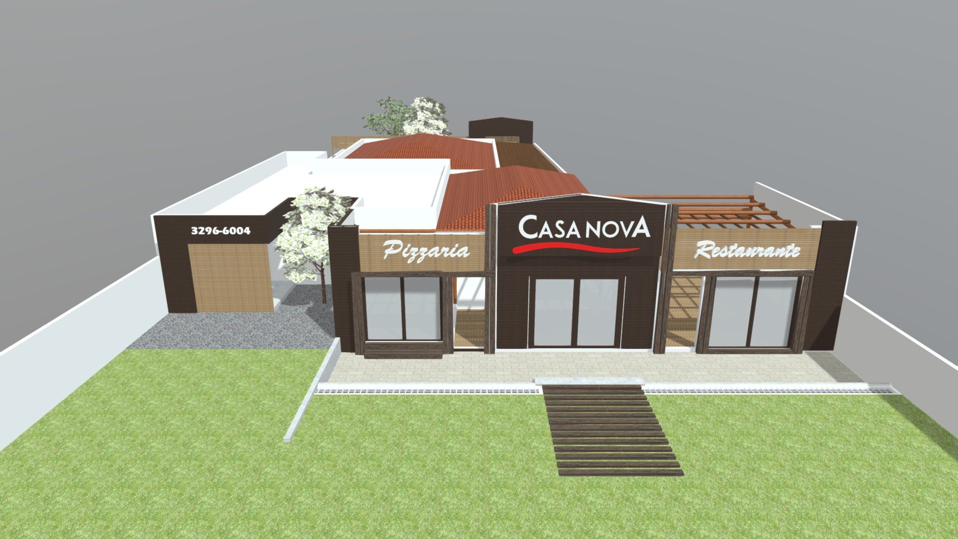 Cesar Pizzaria - 3D model by Saligna [b69dd56] - Sketchfab