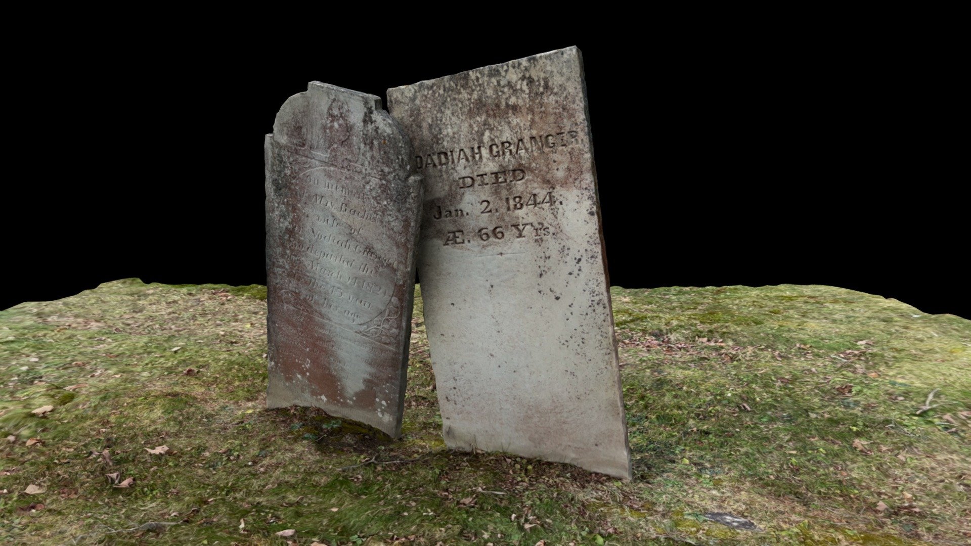 Noadiah & Rachel Granger Graves - Castleton, VT - Download Free 3D ...