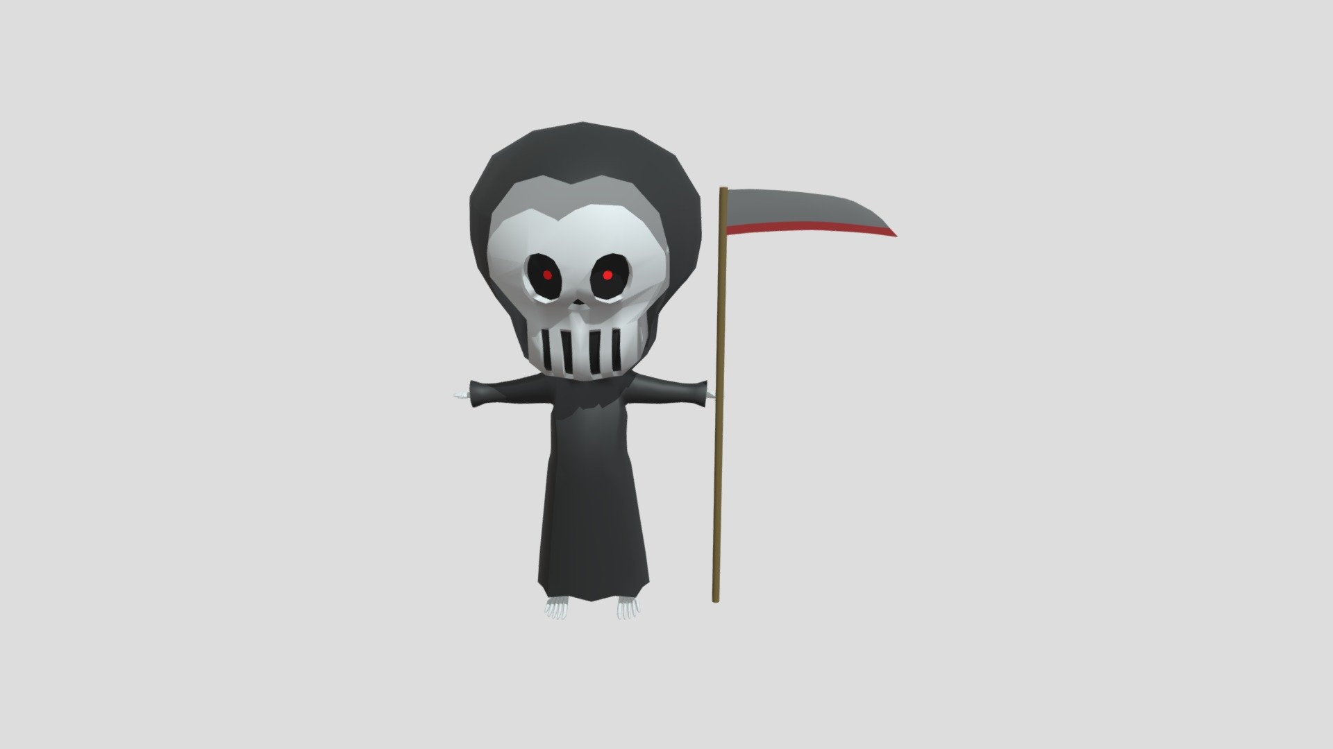 Chibi_Grim_Reaper - 3D model by LachlanSchulz [b6a4017] - Sketchfab