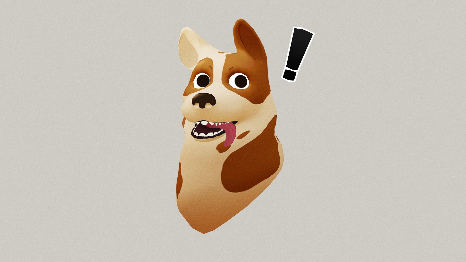 Simple Dog - Download Free 3D model by Wen Yeh (@wenyeh1110) [b6a4415 ...