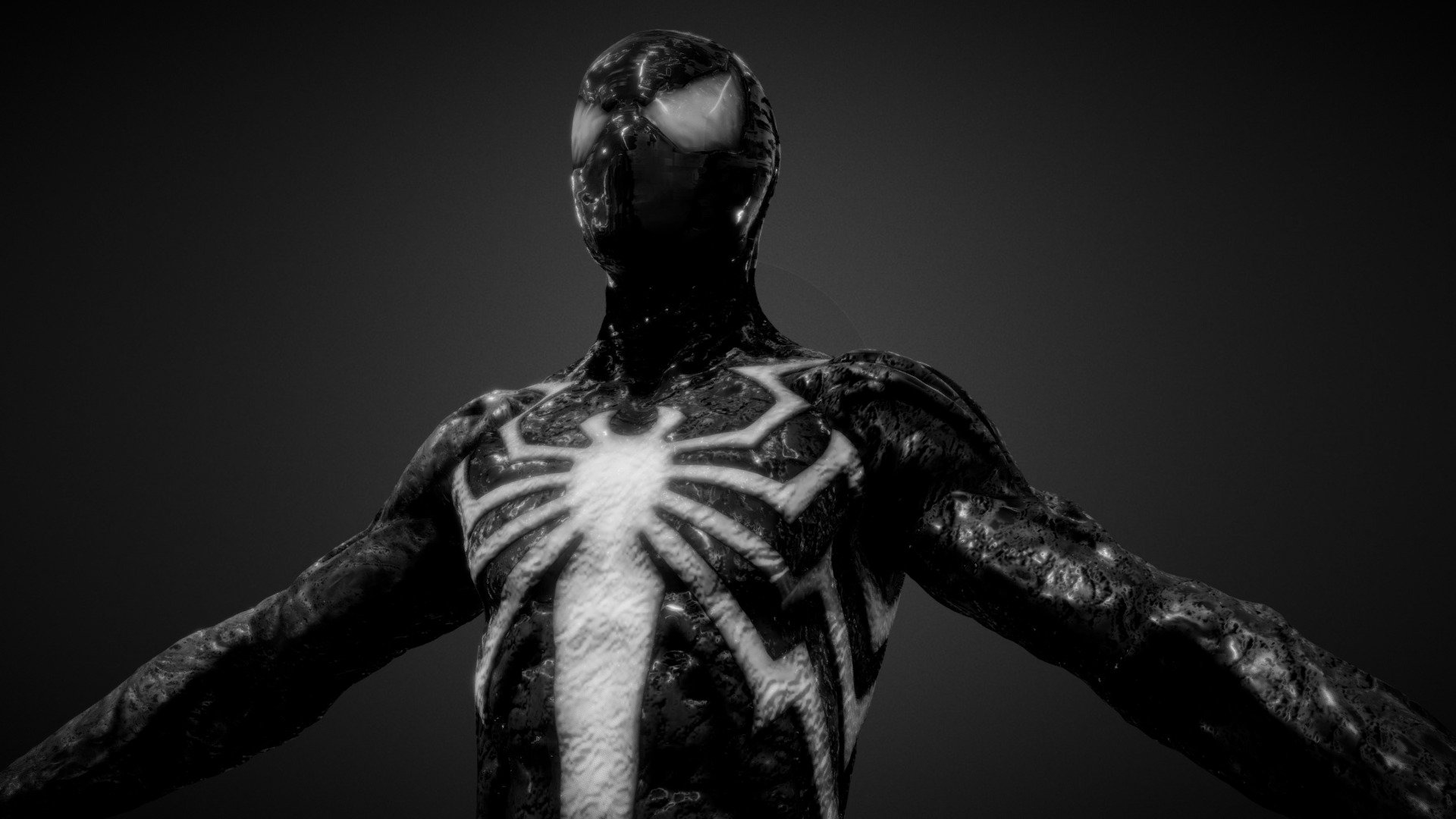 Marvel Spiderman 2 PS5 - Symbiote Suit - Download Free 3D model by DEV ...