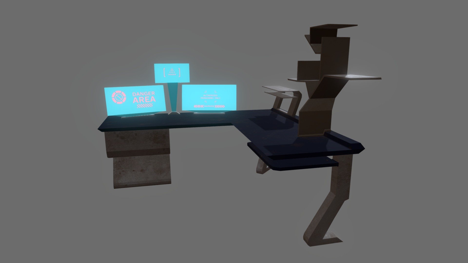 Rusty desk - 3D model by veronica.grifa (@conica.vg) [b6a6848] - Sketchfab